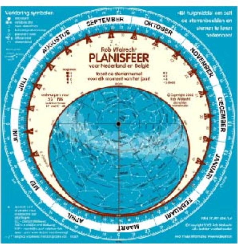 Planisfeer voor Nederland en Belgie Planisfeer voor Nederland en Belgie ...